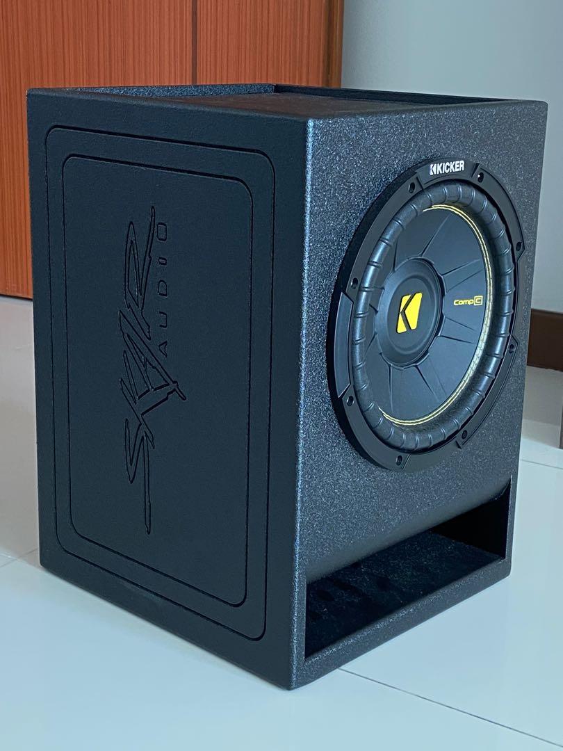 Subwoofer Kicker Comp C 10 inch with Skar enclosure, Car Accessories ...