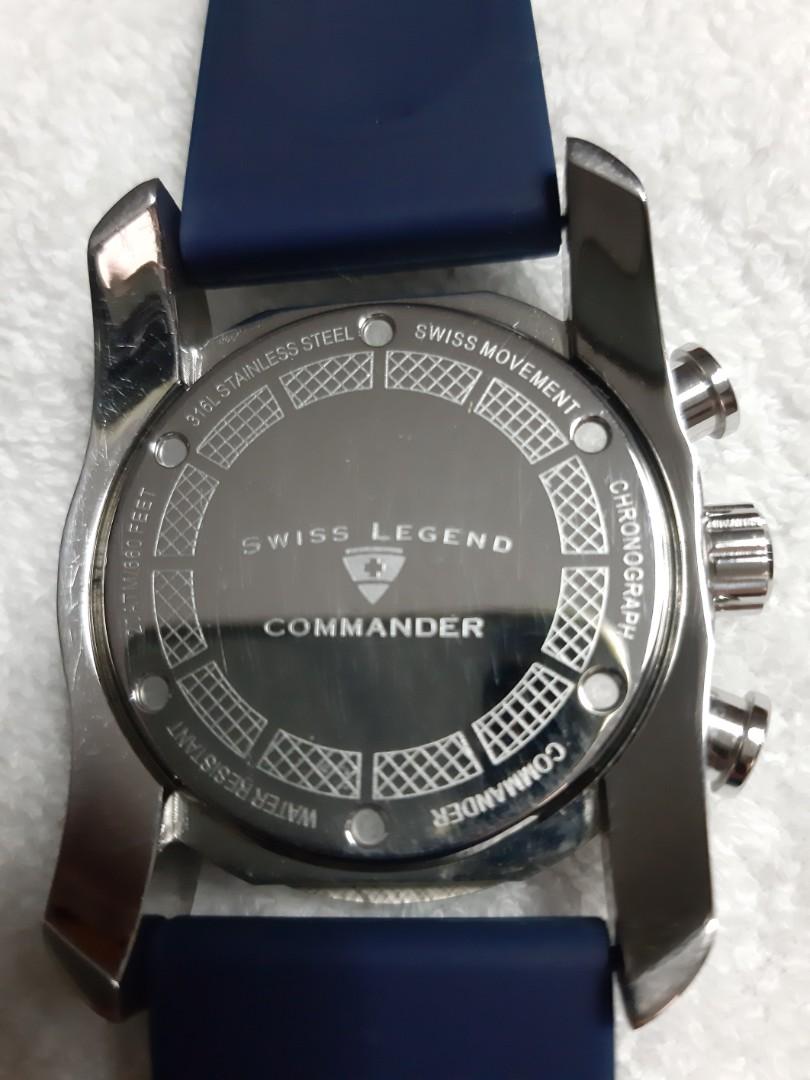 Swiss Legend Commander watch chrono, Men's Fashion, Watches ...