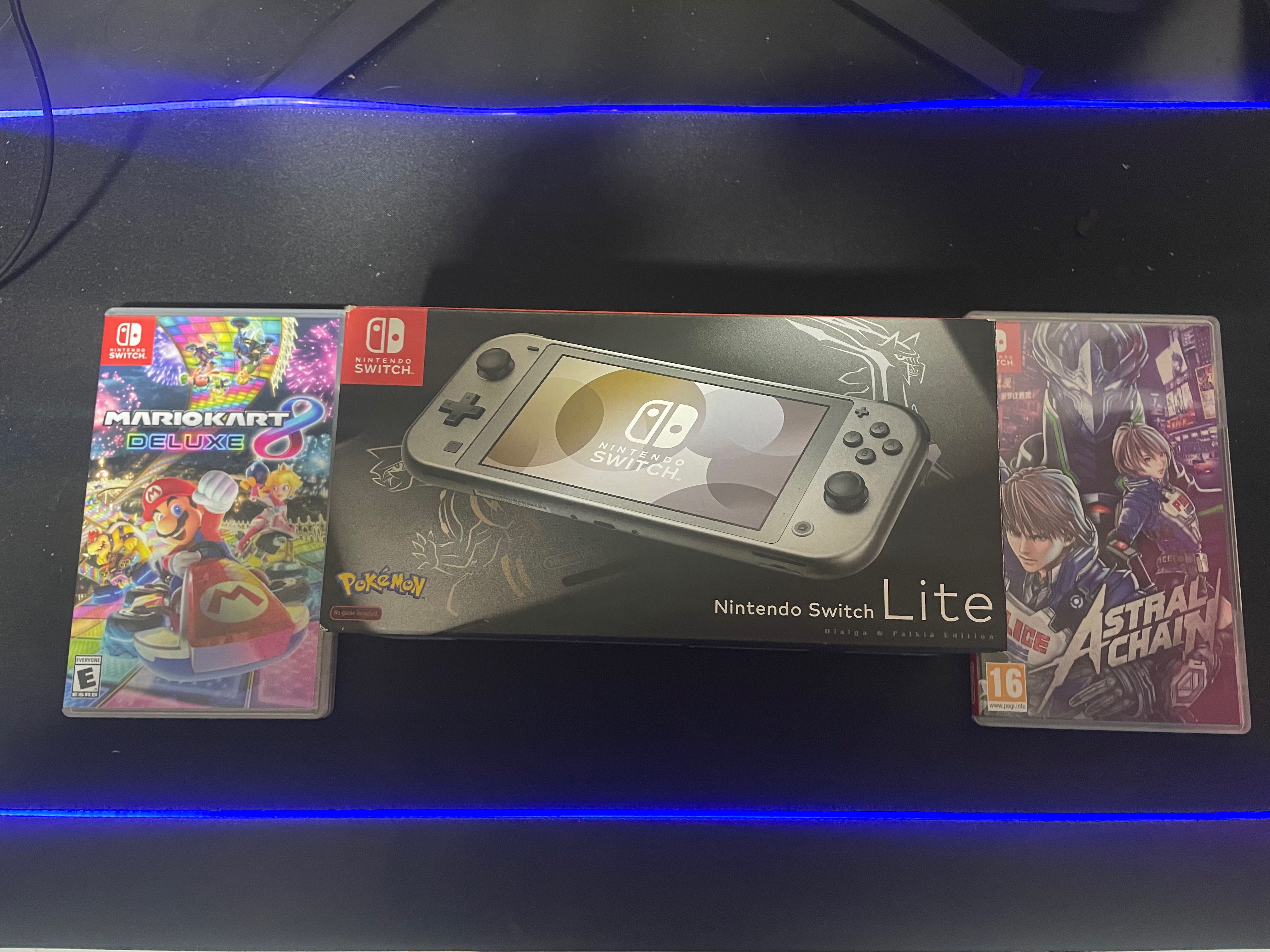 Switch lite Palkia & dialga edition, Video Gaming, Video Game Consoles ...