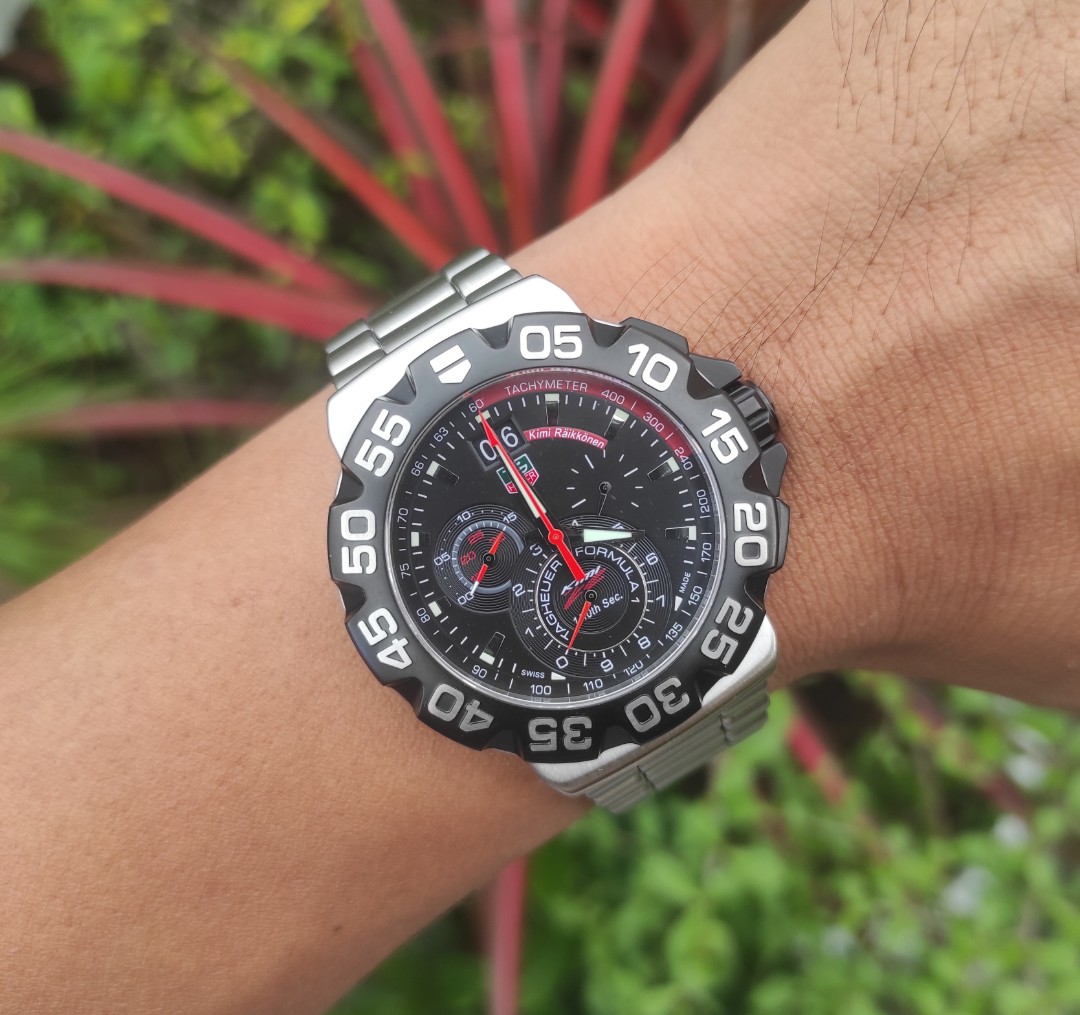 Tag Heuer F1 Chronograph Kimi Raikkonen Edition - Full Set, Men's ...