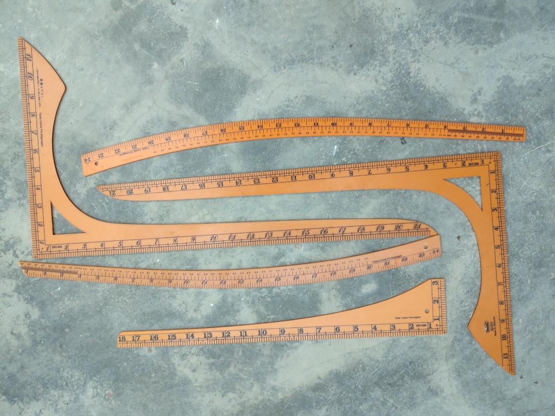 Tailoring rulers, Hobbies & Toys, Stationery & Craft, Craft Supplies ...