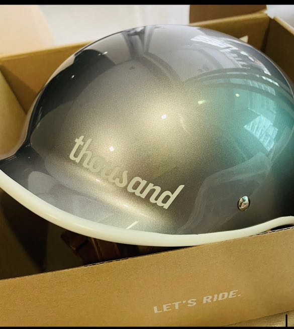 Thousand Helmet (Polished Titanium) M Size, Sports Equipment, Bicycles ...