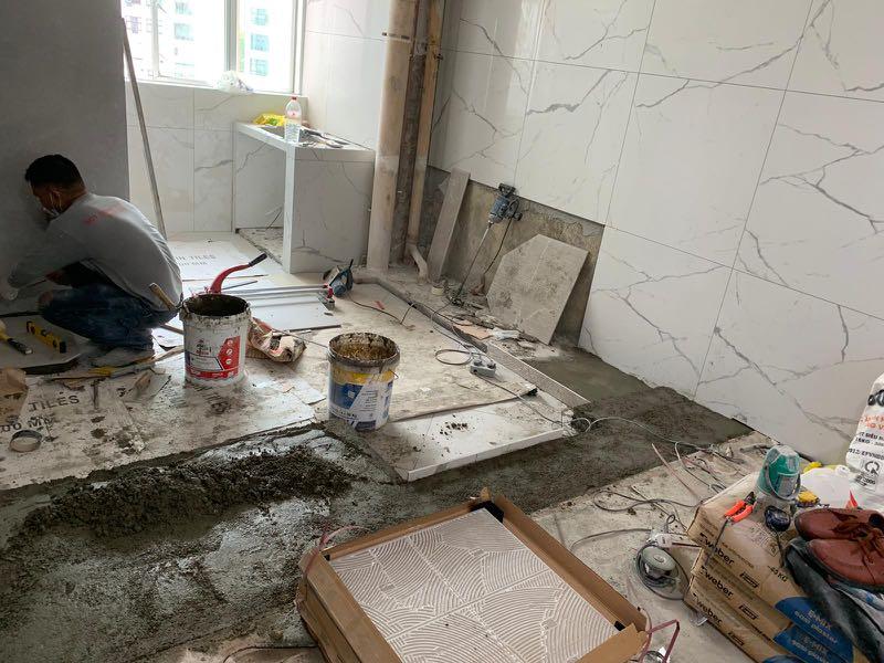 DIRECT CONTRACTOR -Tiling works, Home Services, Renovations on Carousell