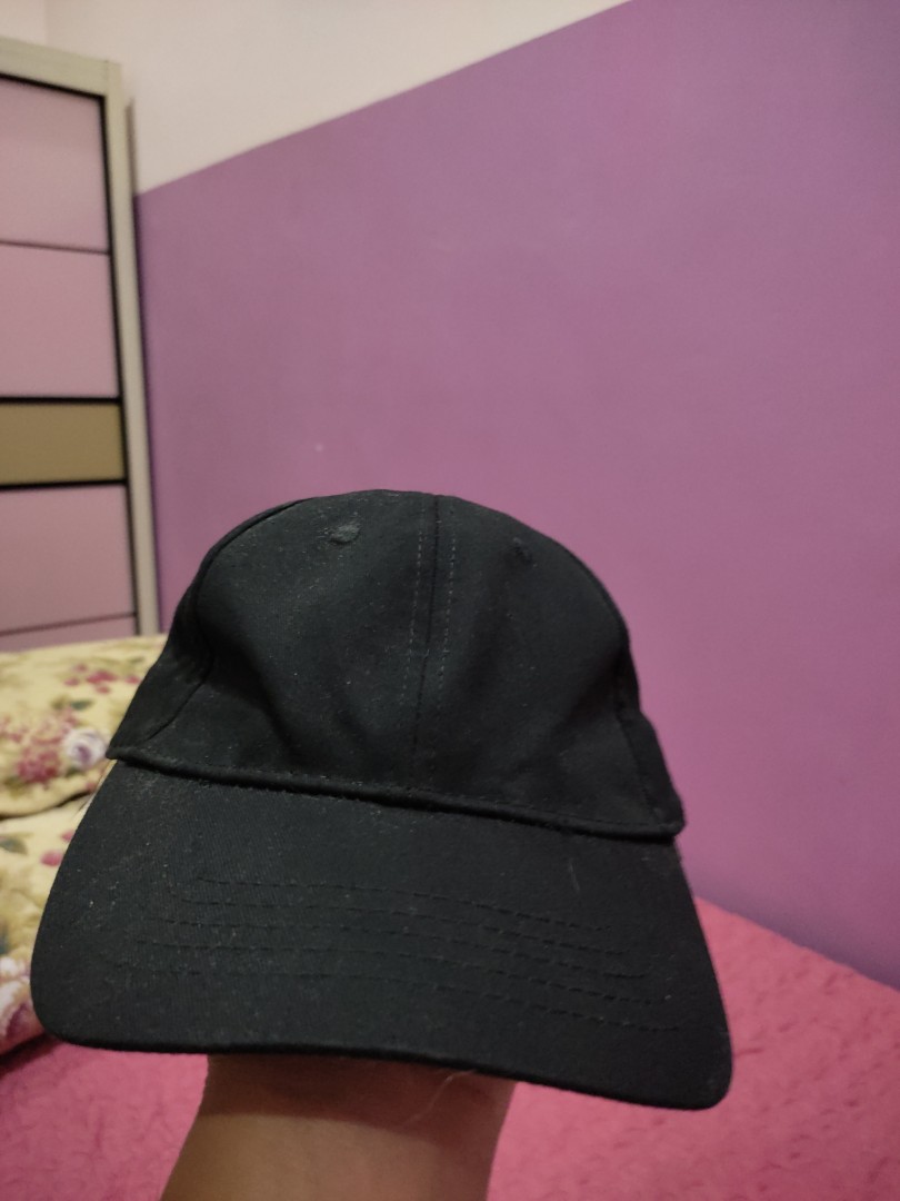 TOPI HITAM KOSONG, Men's Fashion, Watches & Accessories, Cap & Hats on ...