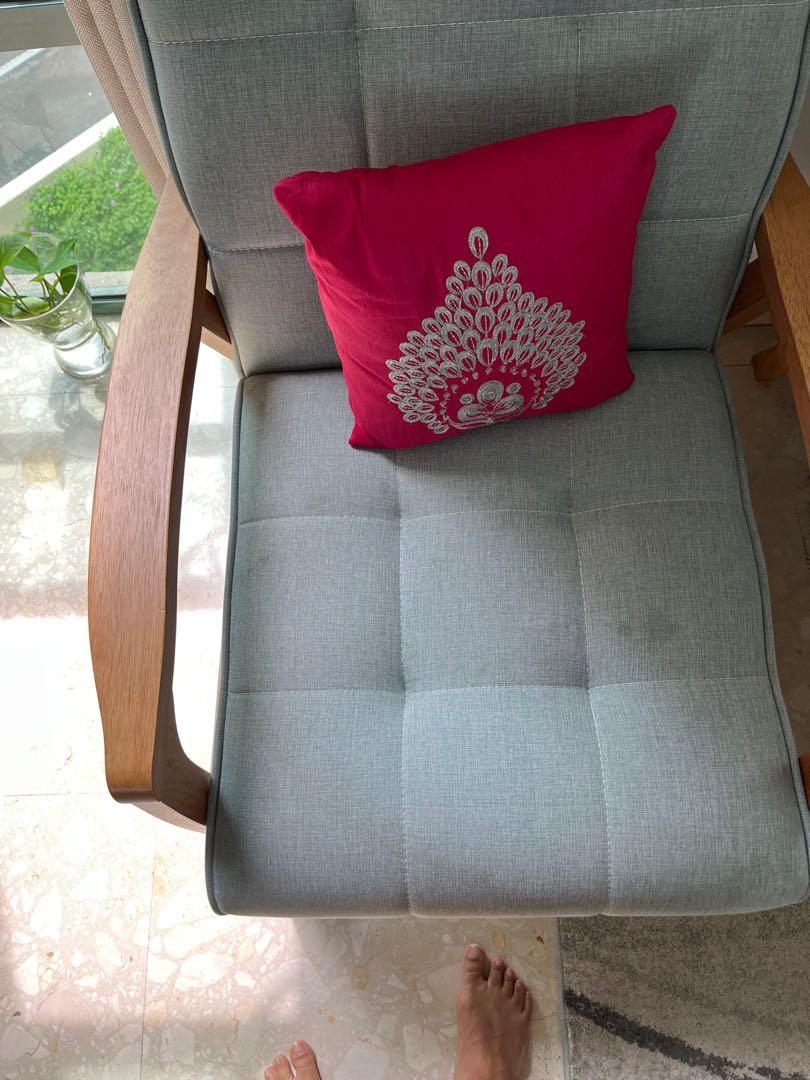 Two Hipvan chairs with free cushions, Furniture & Home Living ...