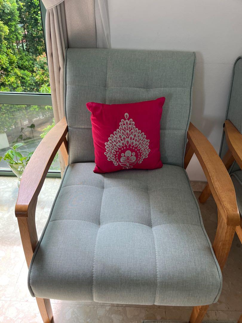 Two Hipvan chairs with free cushions, Furniture & Home Living ...