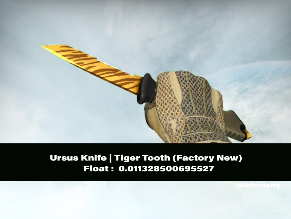 Ursus Knife Tiger Tooth FN CSGO SKINS KNIVES, Video Gaming, Gaming ...