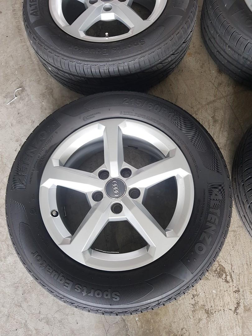 Used Original 16" Audi Q2 Rims With Tyres, Car Accessories, Tyres ...