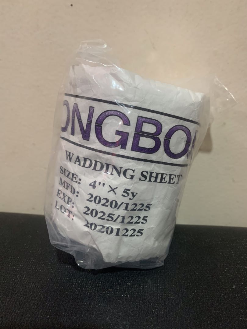 Wadding sheet, Health & Nutrition, Medical Supplies & Tools on Carousell