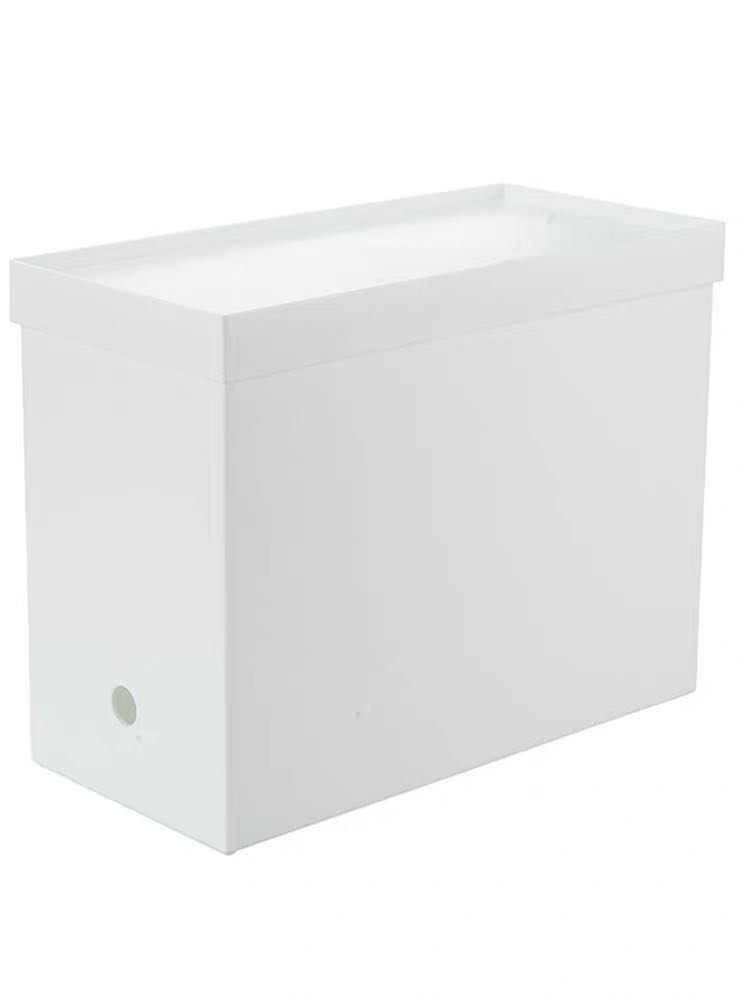 White PVC container with cover, Furniture & Home Living, Home ...
