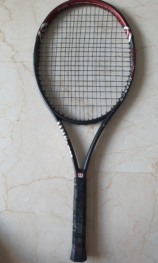 Wilson Midplus Tennis racket, Sports Equipment, Sports & Games, Racket ...