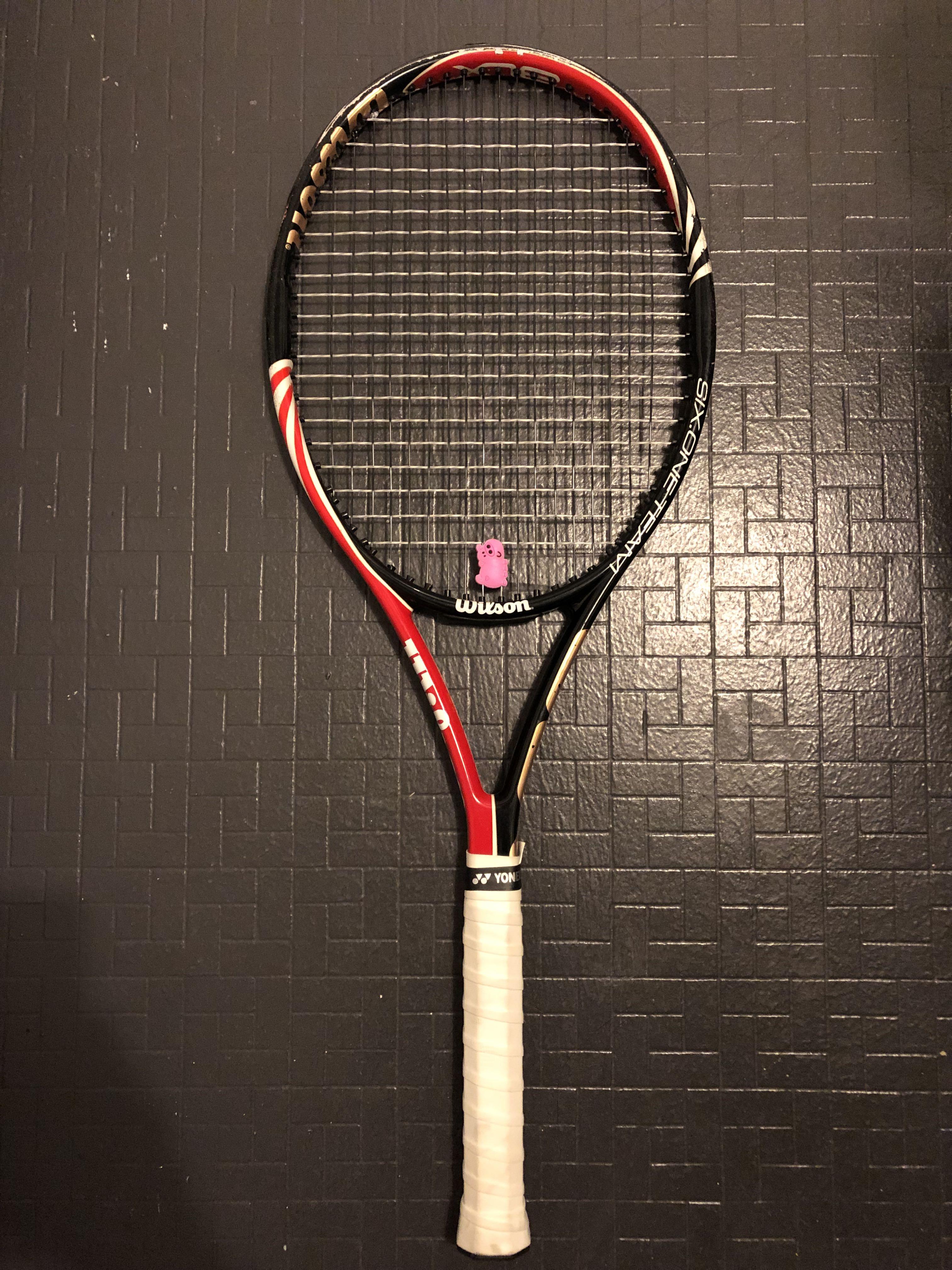 Wilson Tennis racket BLX Six One Team, Sports Equipment, Sports & Games ...
