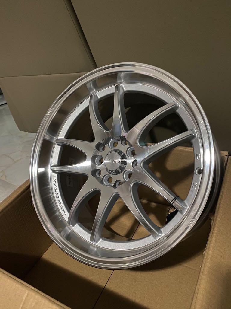 Work CR2P 17 Inch Rim, Car Accessories, Tyres & Rims on Carousell