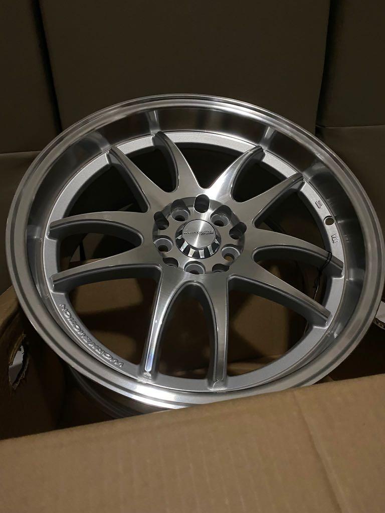 Work CR2P 17 Inch Rim, Car Accessories, Tyres & Rims on Carousell