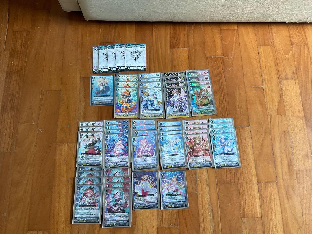 WTT vanguard v ANGE Bermuda Triangle deck, Hobbies & Toys, Toys & Games on Carousell