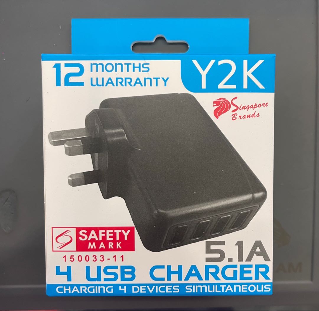 Y2K-4xUsb plug, Mobile Phones & Gadgets, Mobile & Gadget Accessories ...