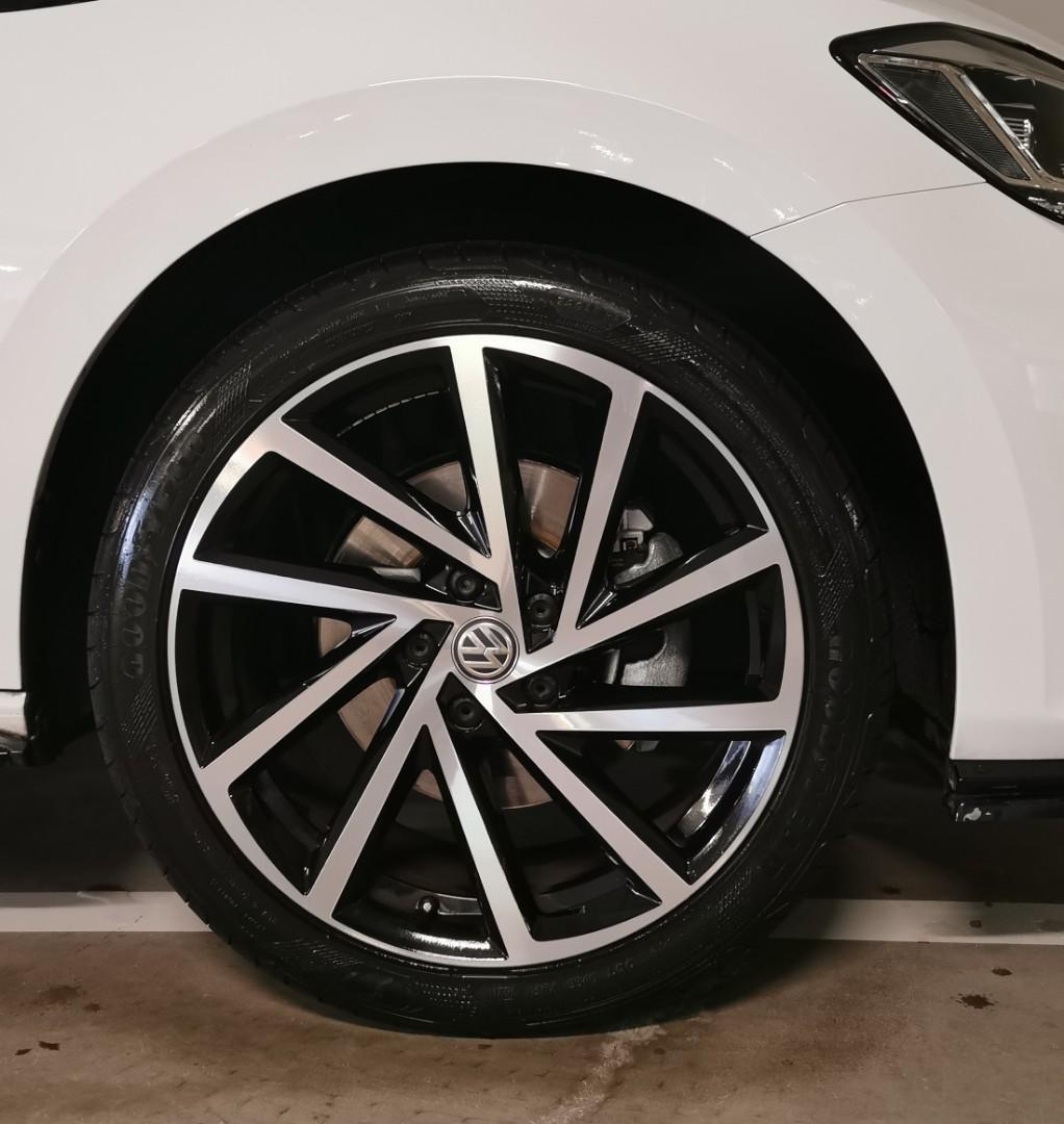 19" Original Golf R Volkswagen Spielberg rims, Car Accessories, Tyres ...