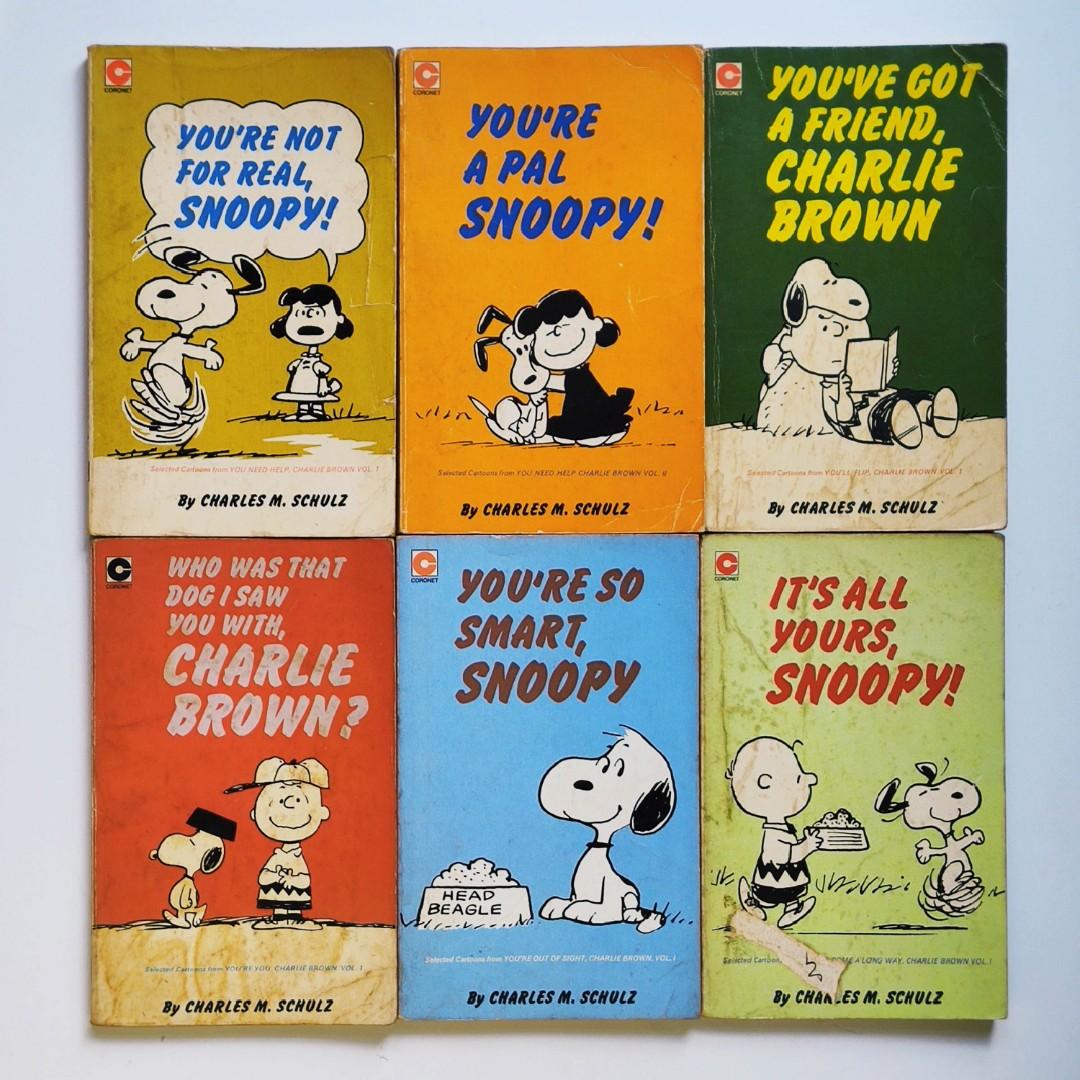 20 Peanuts paperback Snoopy Charles M Schulz comic book 1960s 70s ...