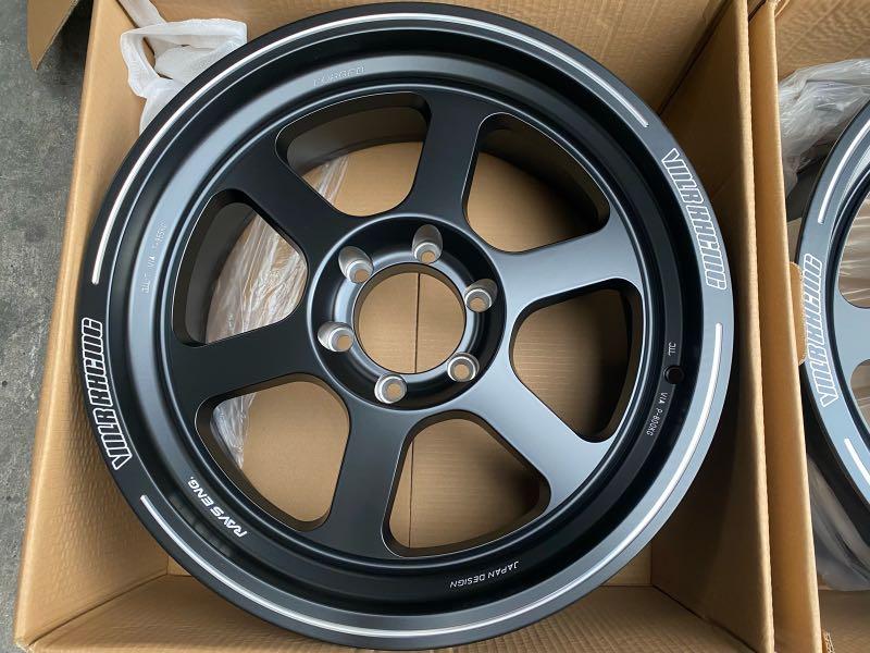 20” TE37 XT MatteBlack Mags 6Holes pcd 139 Bnew, Car Parts ...