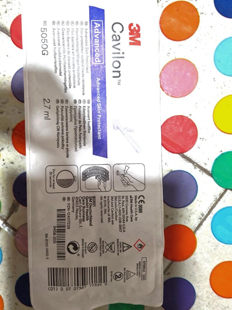 3M Cavilon Advanced Skin Protectant, Health & Nutrition, Medical ...