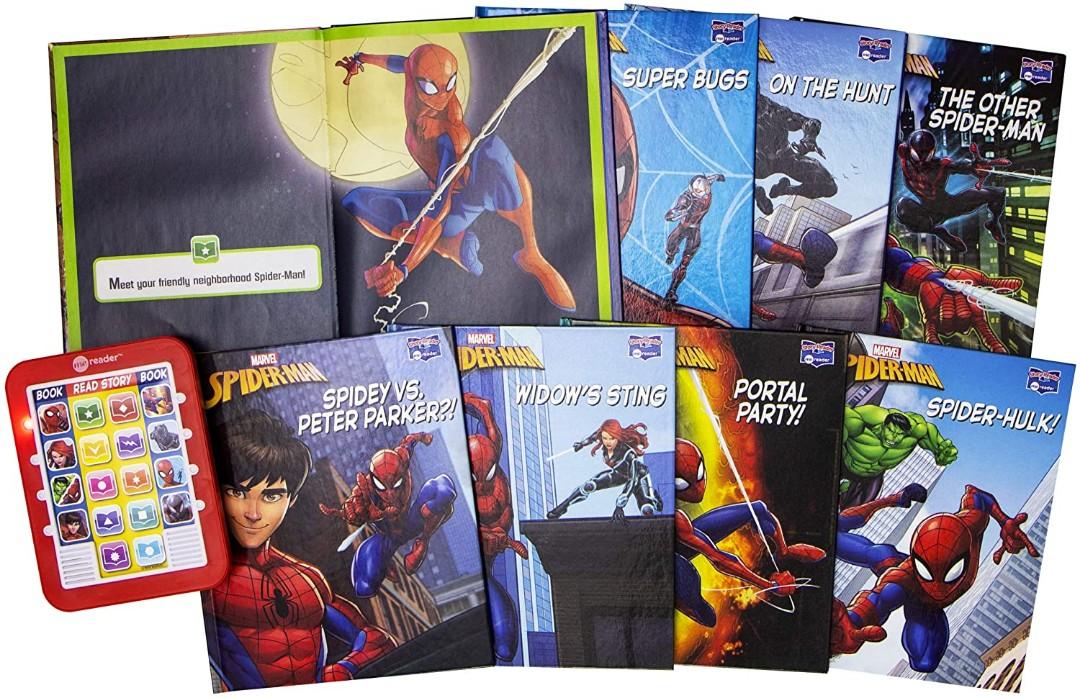 全新 Marvel - Spider-man Me Reader Electronic Reader and 8-Book Library ...