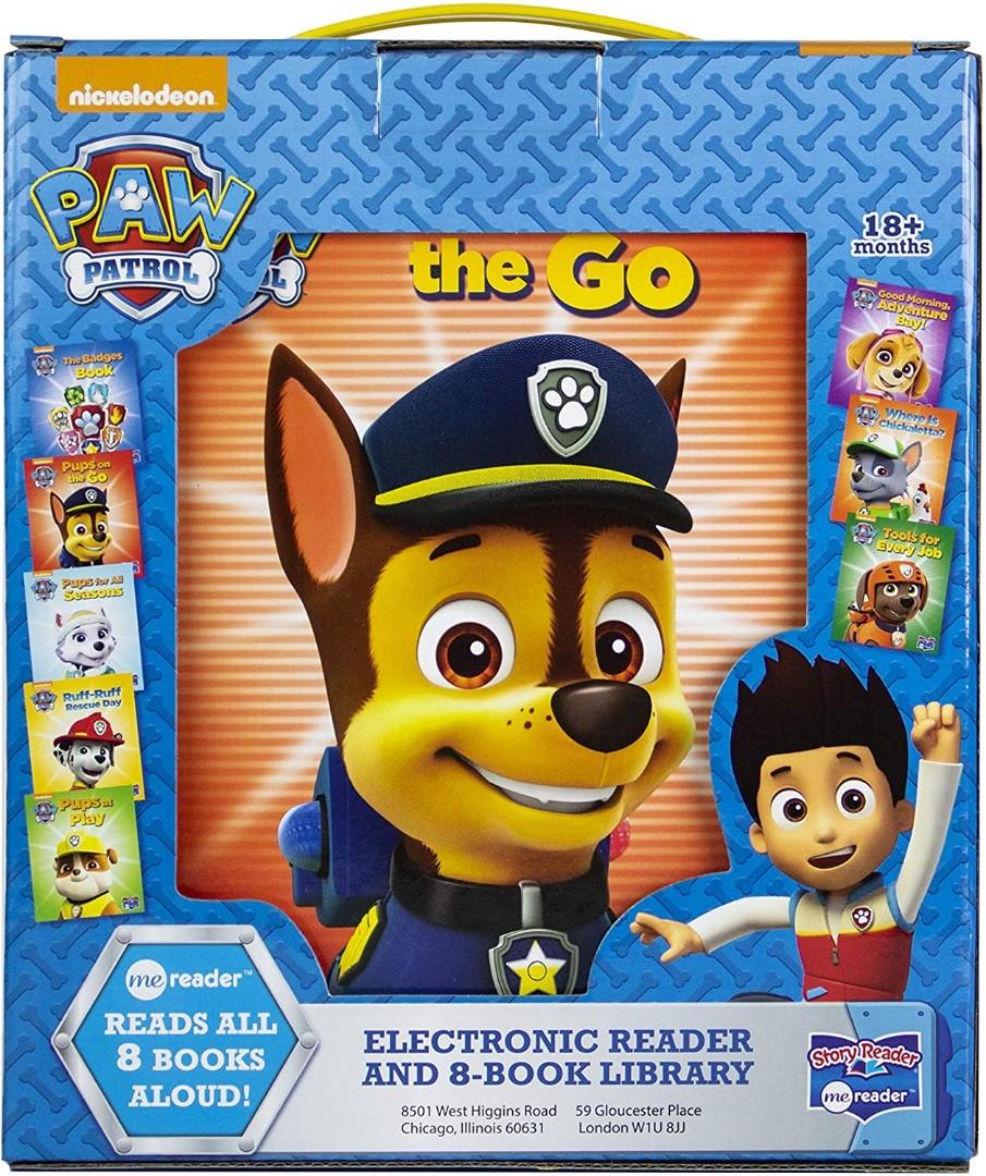 全新 Paw Patrol Me Reader Electronic Reader and 8-Book Library 發聲閱讀器和8本英文 ...