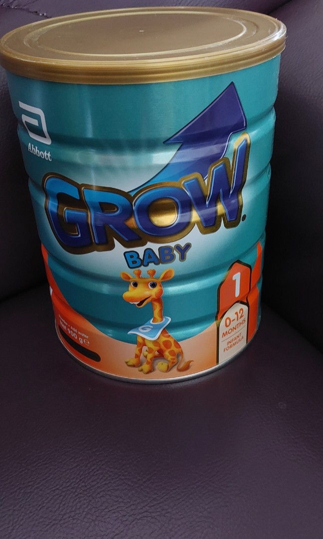 Abbott Grow Baby Milk Powder Infant Formula Stage 1 for 0-12 Months ...