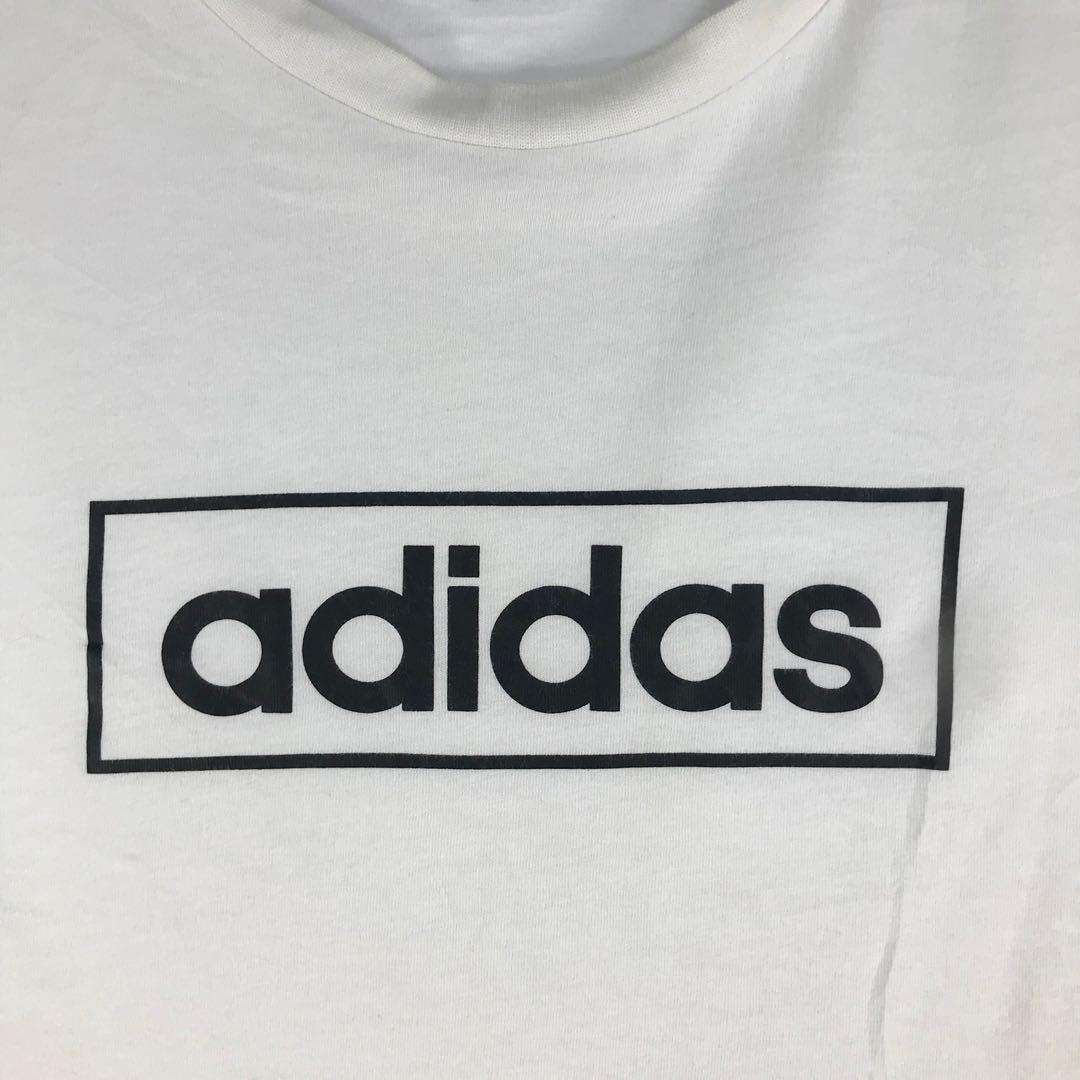 Adidas box logo, Men's Fashion, Tops & Sets, Tshirts & Polo Shirts on ...