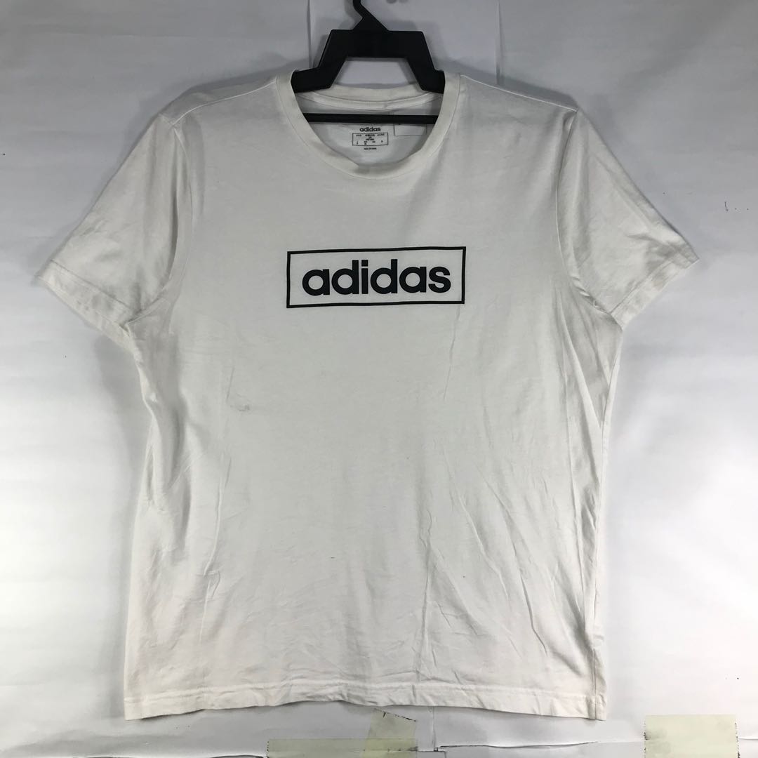 Adidas box logo, Men's Fashion, Tops & Sets, Tshirts & Polo Shirts on ...