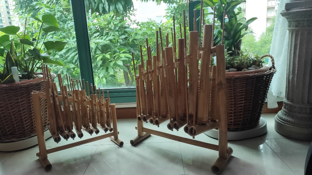 Angklung Set, Hobbies & Toys, Music & Media, Musical Instruments on ...