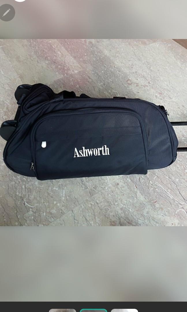 Ashworth Cabin Luggage Retractable Trolley Bag, Hobbies & Toys, Travel ...