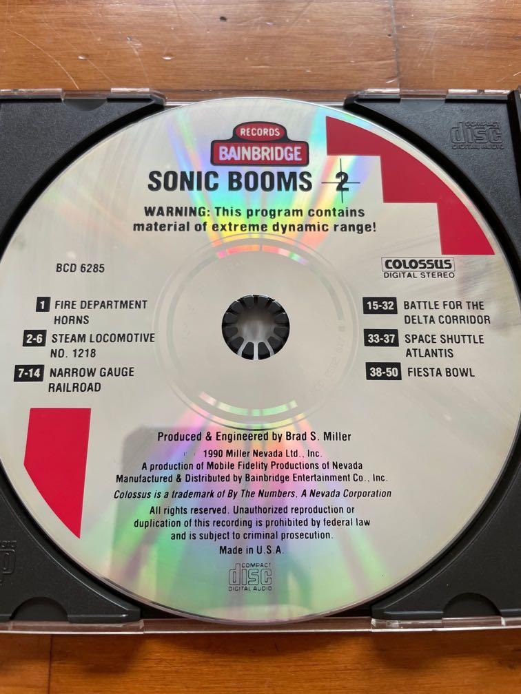 Audiophile Sonic Booms CD, Hobbies & Toys, Music & Media, CDs & DVDs on ...