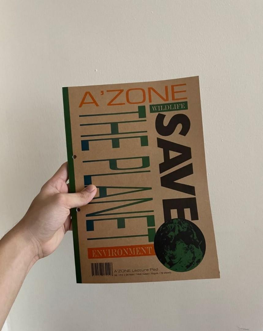 AZONE SAVE THE PLANET (A4 FOOLSCAP PAPER), Hobbies & Toys, Stationery ...