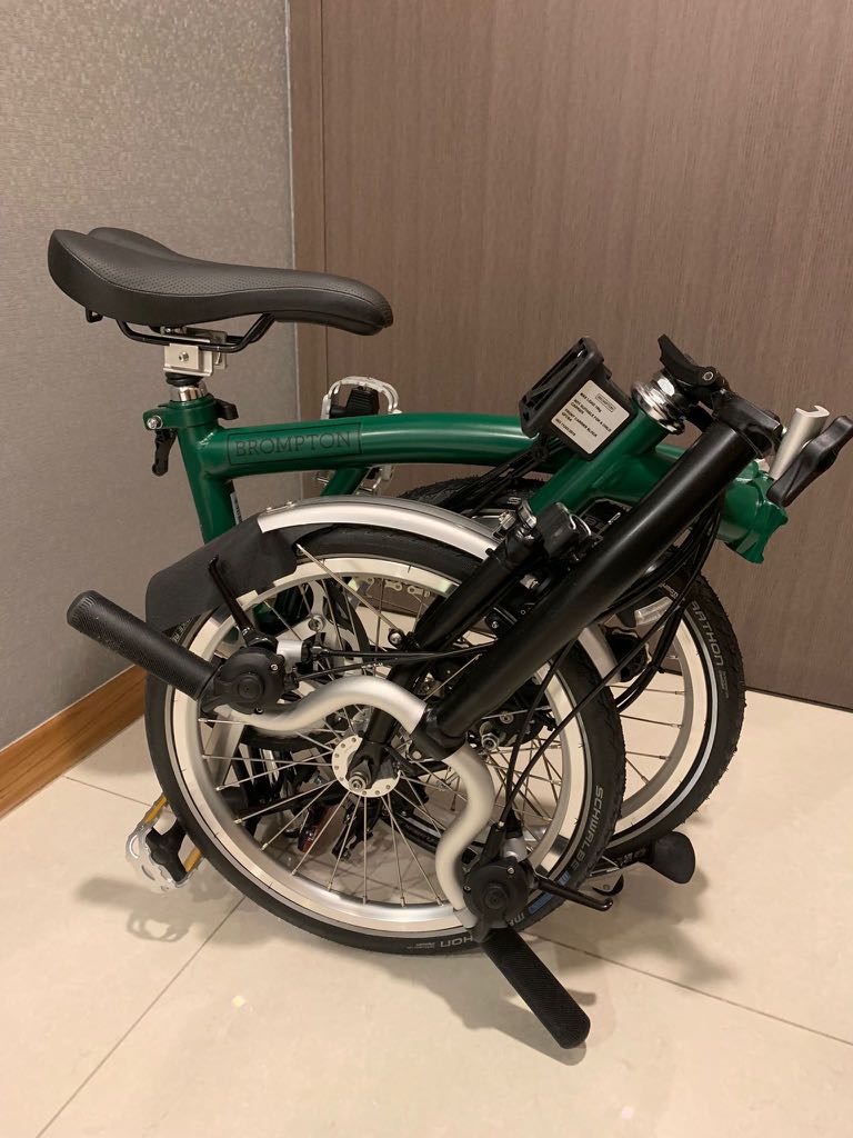 Brand new Brompton M6L racing Green/black, Sports Equipment, Bicycles ...