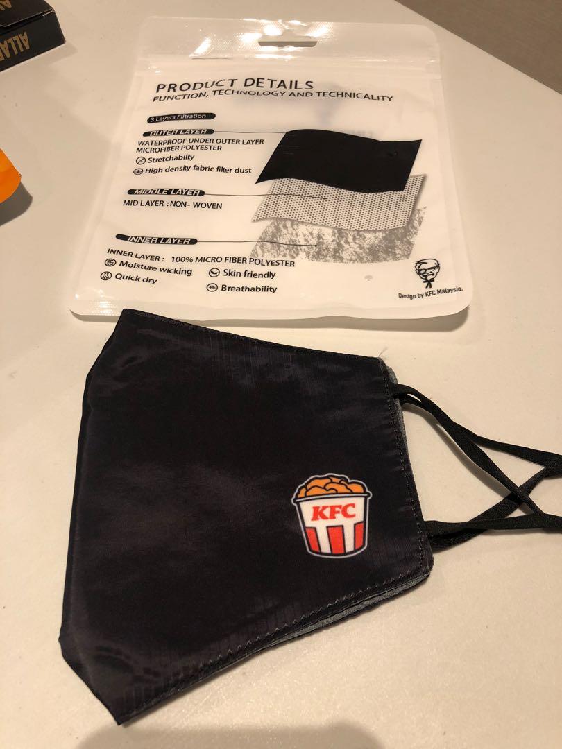 Brand new limited edition KFC Mask!, Health & Nutrition, Face Masks ...