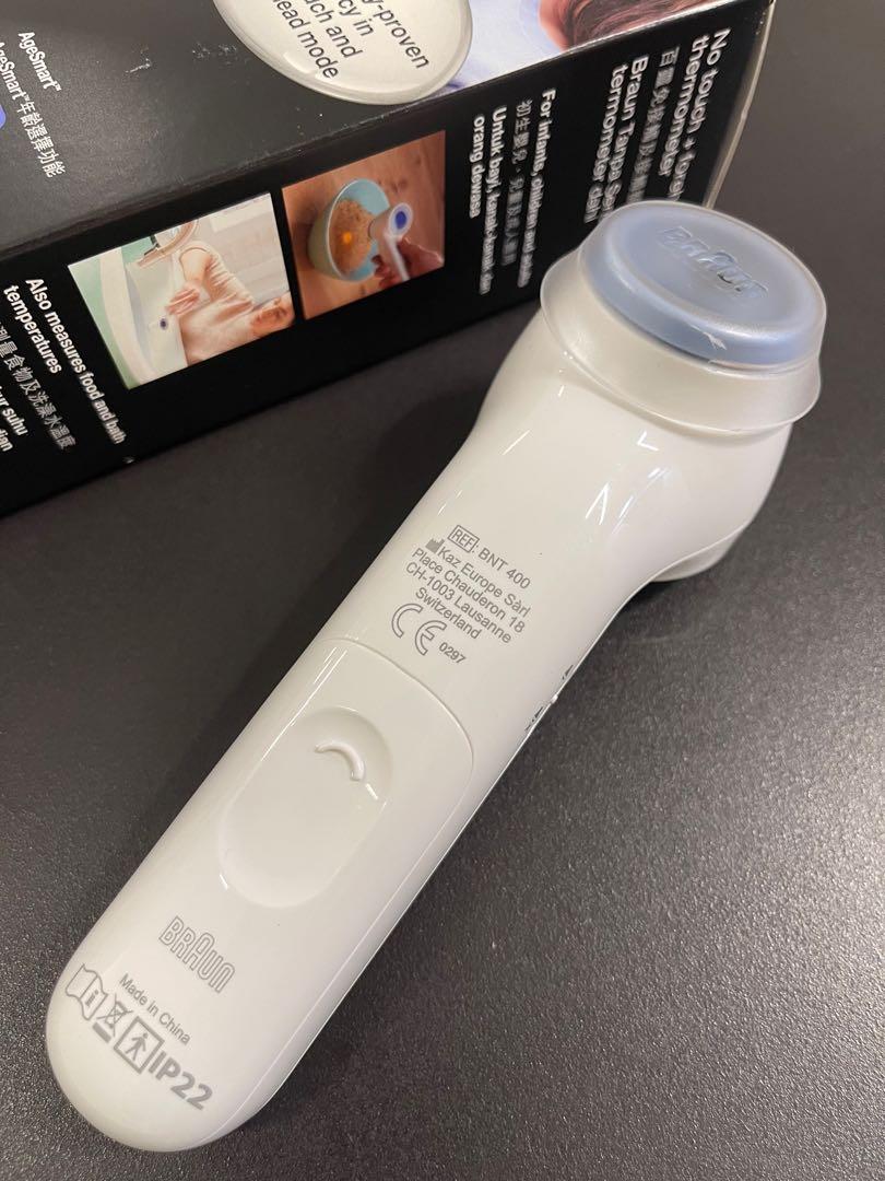 Braun BNT 400 3-in-1 Forehead, Touch or No Touch Thermometer with Food ...
