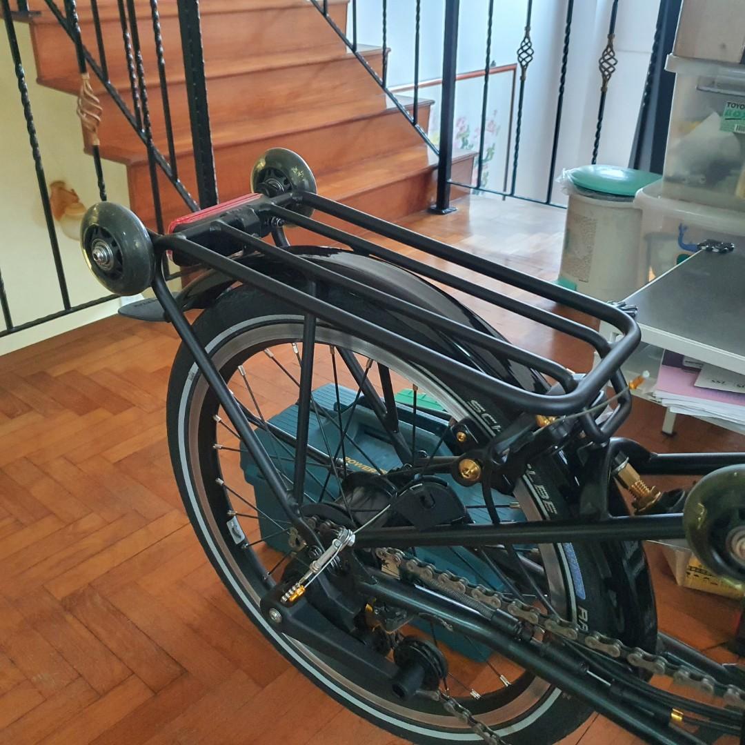 Brompton rack with mudguard, Sports Equipment, Bicycles & Parts ...