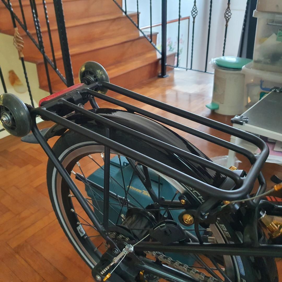 Brompton rack with mudguard, Sports Equipment, Bicycles & Parts ...