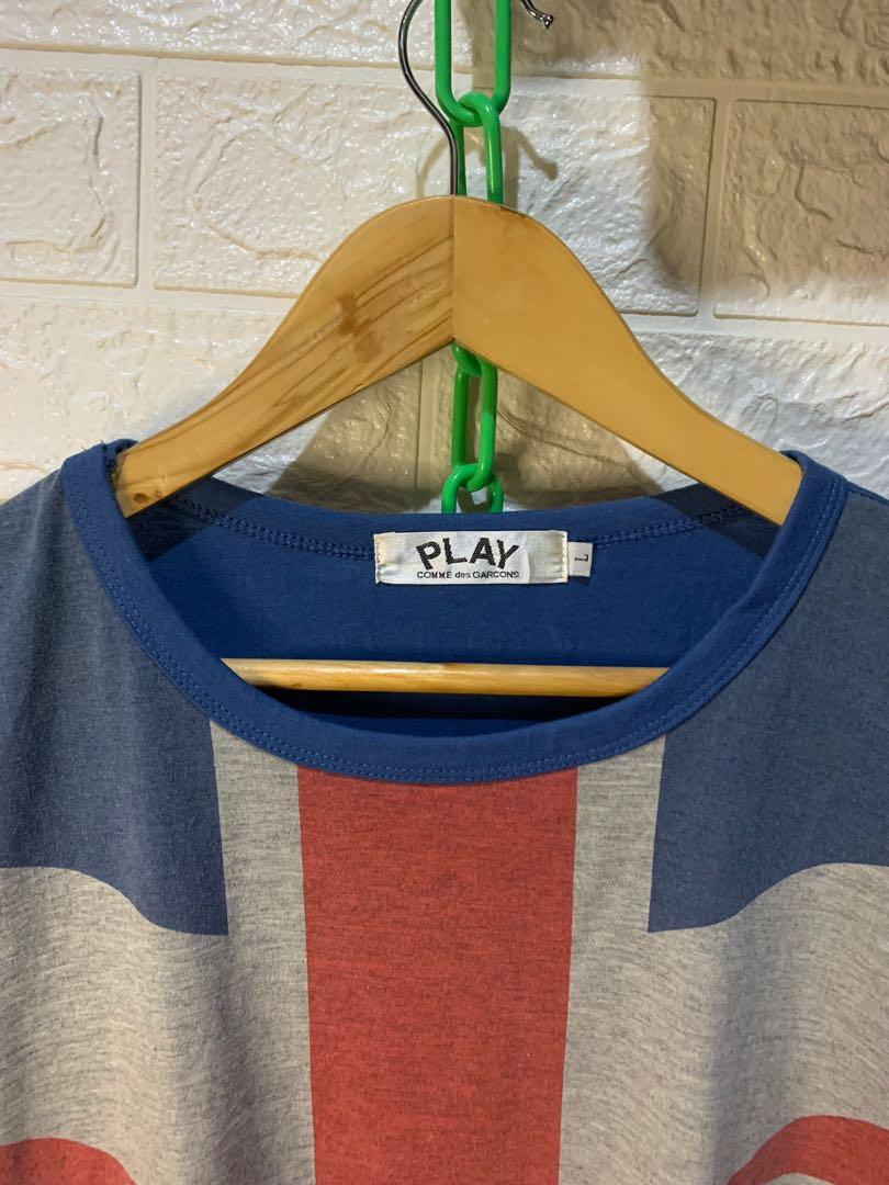 CDG Play flag, Men's Fashion, Tops & Sets, Tshirts & Polo Shirts on ...