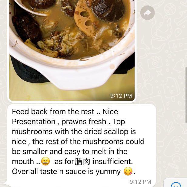 Freshly cooked CNY Dragon year Peng Cai from hotel chef on Carousell