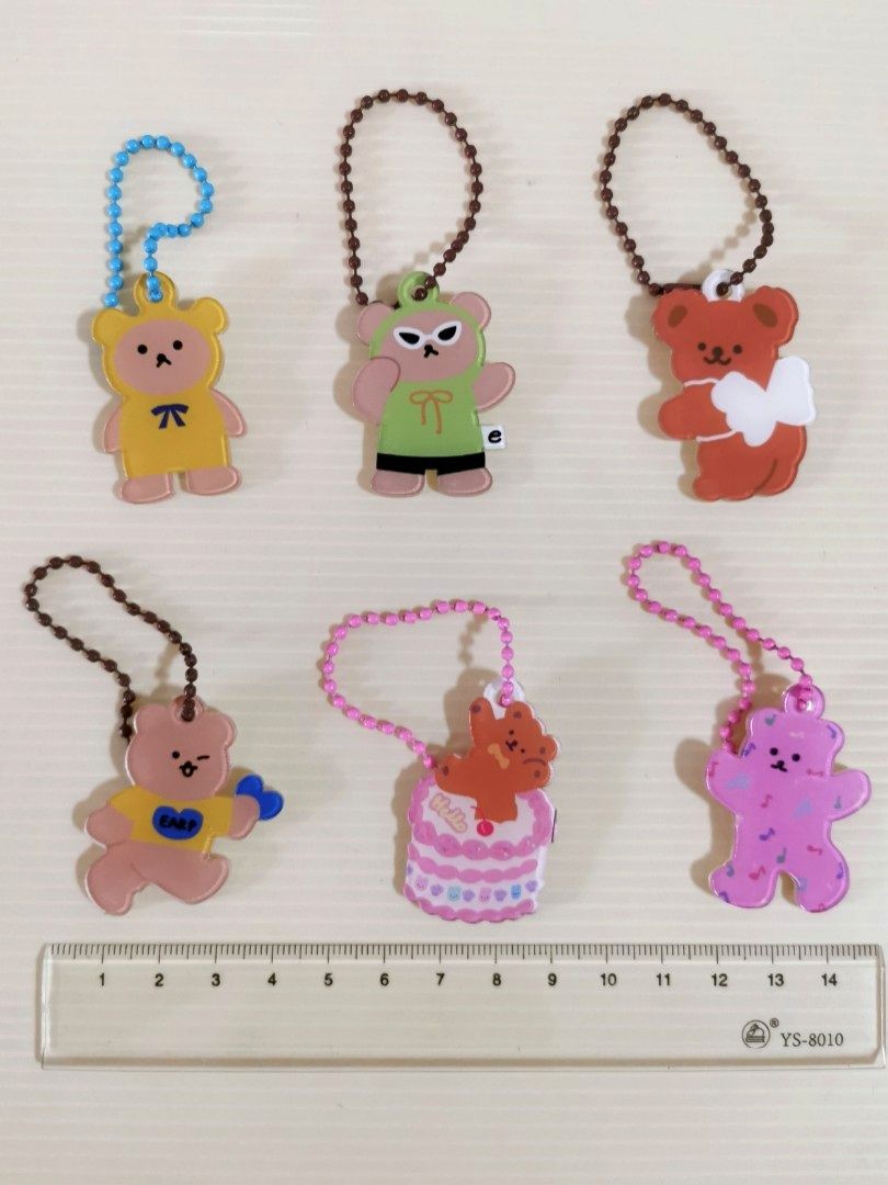 Cute Korean keychain, Hobbies & Toys, Memorabilia & Collectibles, K ...