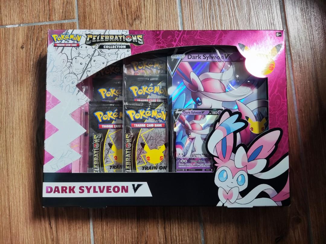 Dark Sylveon V celebrations collection box, Hobbies & Toys, Toys ...