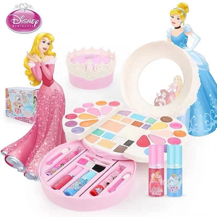 Disney Princess Crown Makeup Palette Non Toxic All-In-One Girls Kids ...
