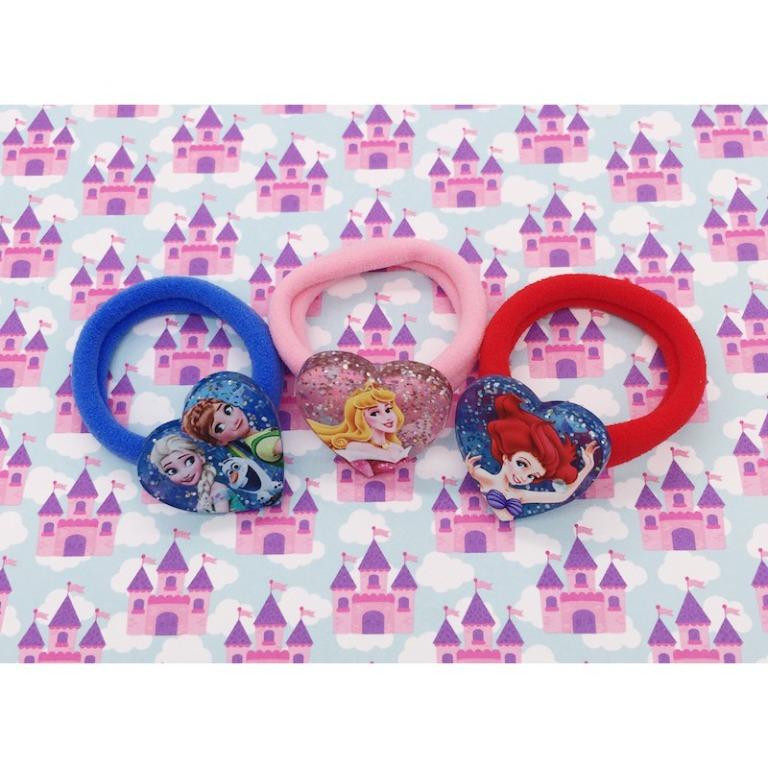 Disney Princess Print Design MIni Hair Tie Rope Rubberband Rubber Band ...