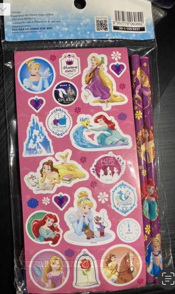 Disney Princess Stationery Set, Hobbies & Toys, Stationery & Craft ...