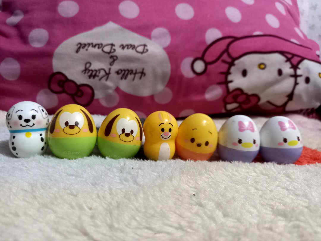Disney Tsum2 Characters Balancing Eggs, Hobbies & Toys, Toys & Games on ...