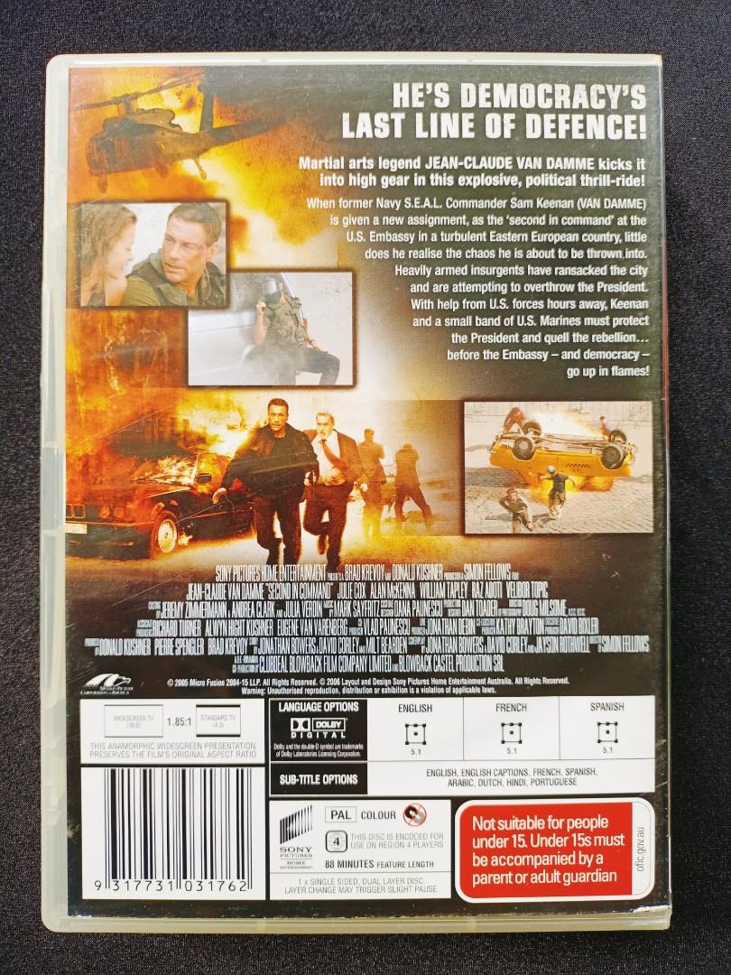 DVD Second In Command, Hobbies & Toys, Music & Media, CDs & DVDs on ...