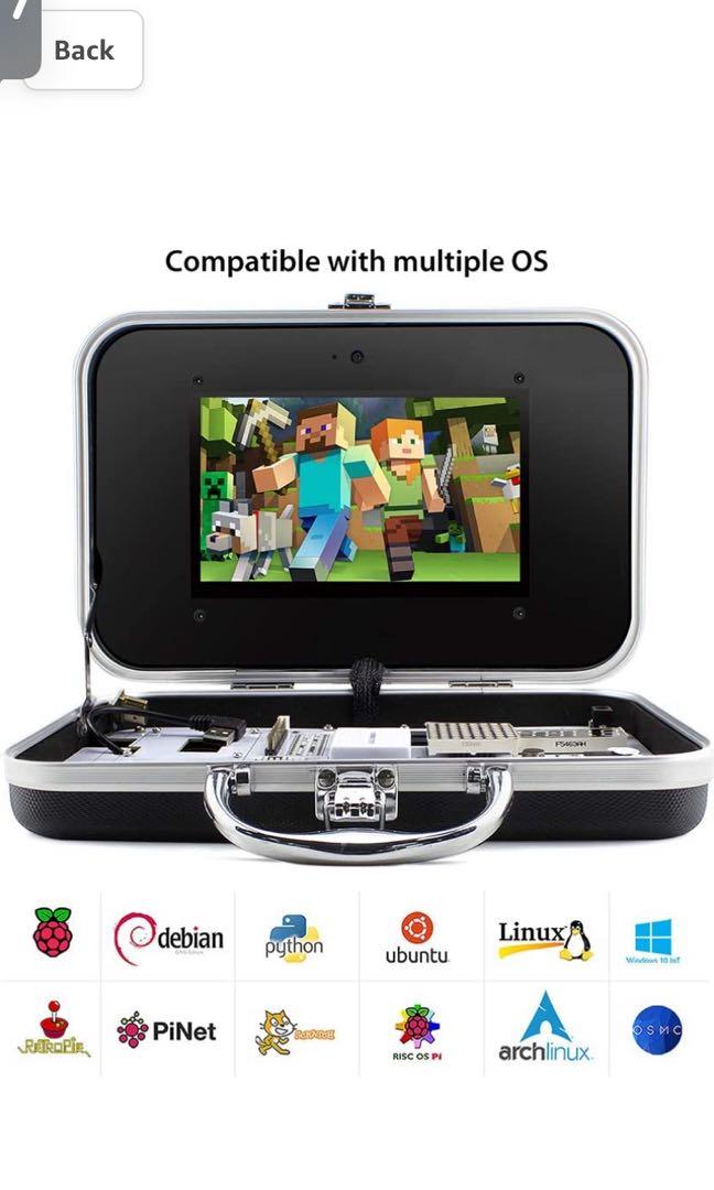 ELECROW CrowPi Raspberry Pi 4 3b 3b+ Sensor Kit for Learning Programming (Basic Kit, RPI Not ...