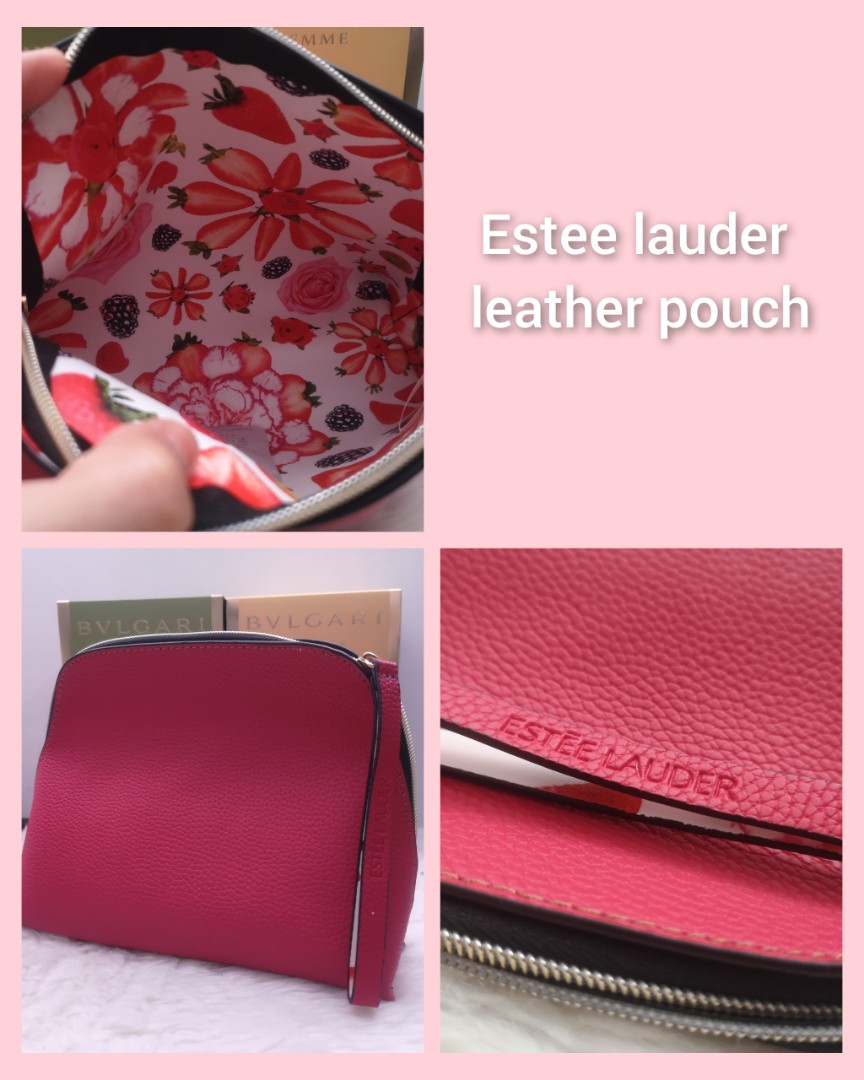 Estee lauder leather pouch, Women's Fashion, Bags & Wallets, Purses ...