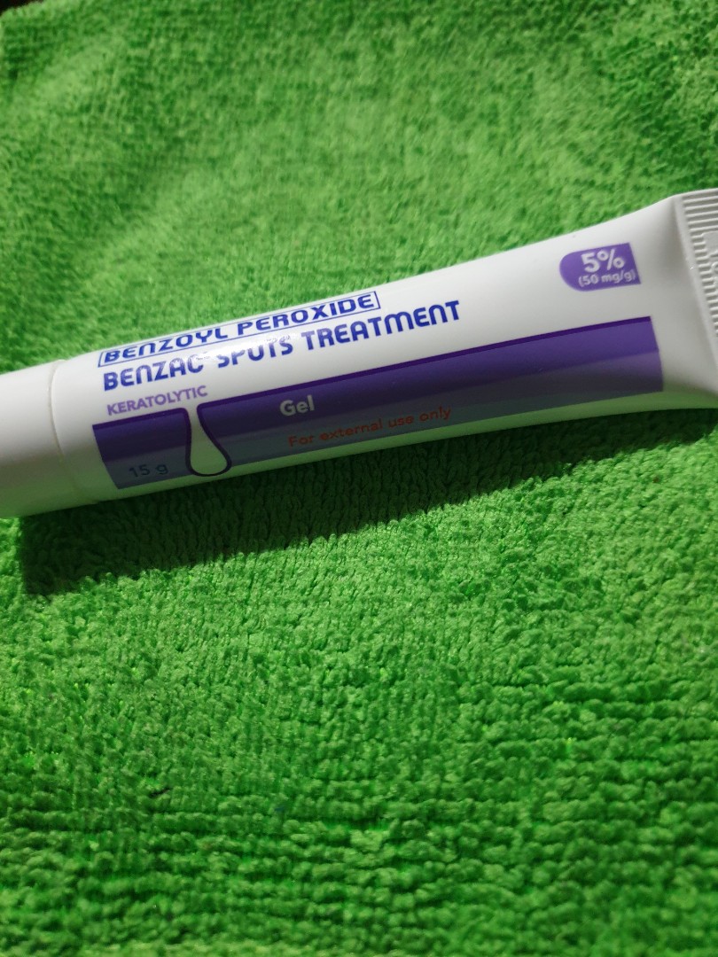 Galderma Benzoyl Peroxide Gel 5% 15g, Beauty & Personal Care, Face ...